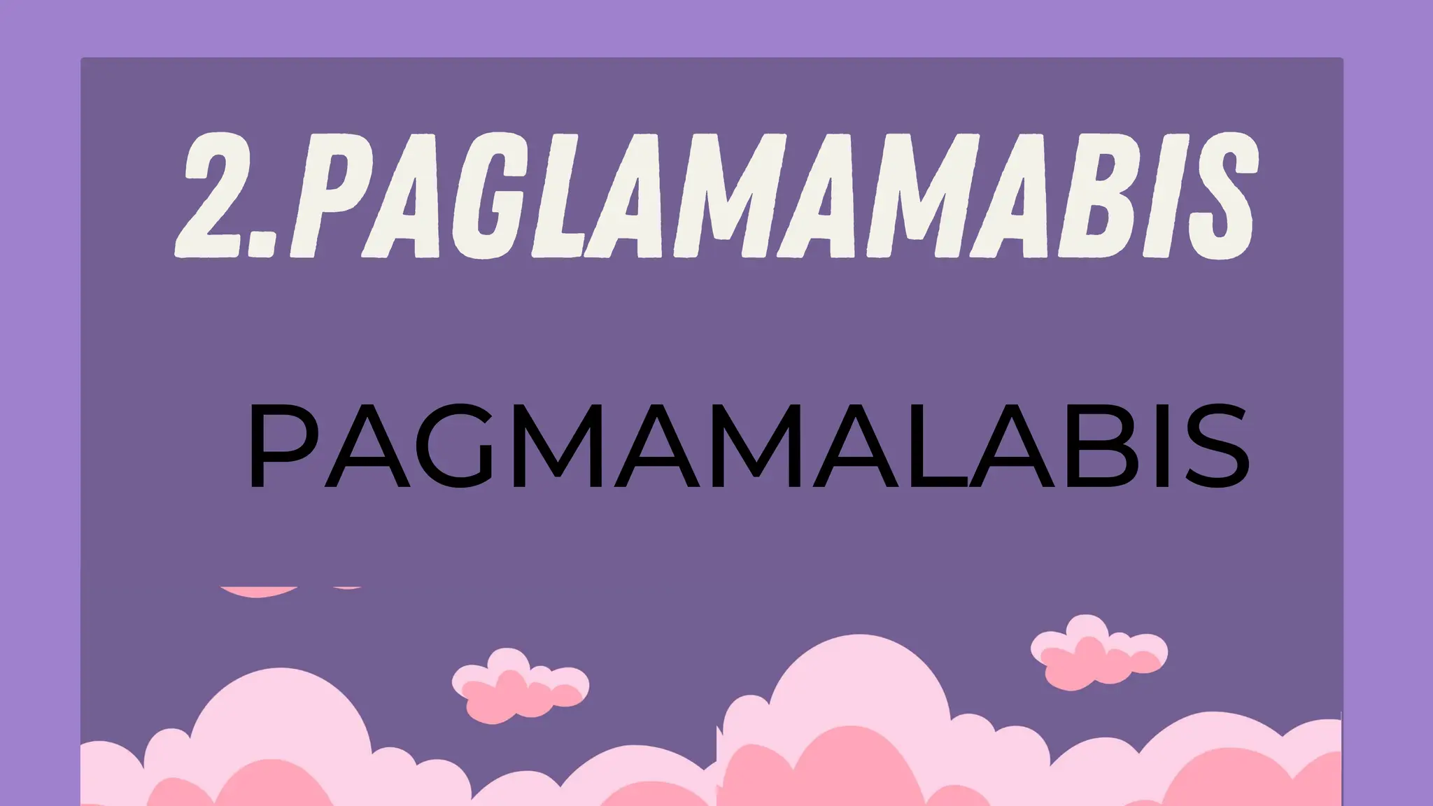 Kulay Lilang Mga Bahagi ng Pananalita Presentasyon.pptx