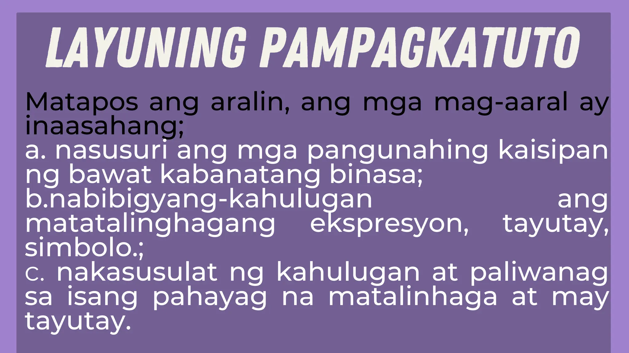 Kulay Lilang Mga Bahagi ng Pananalita Presentasyon.pptx