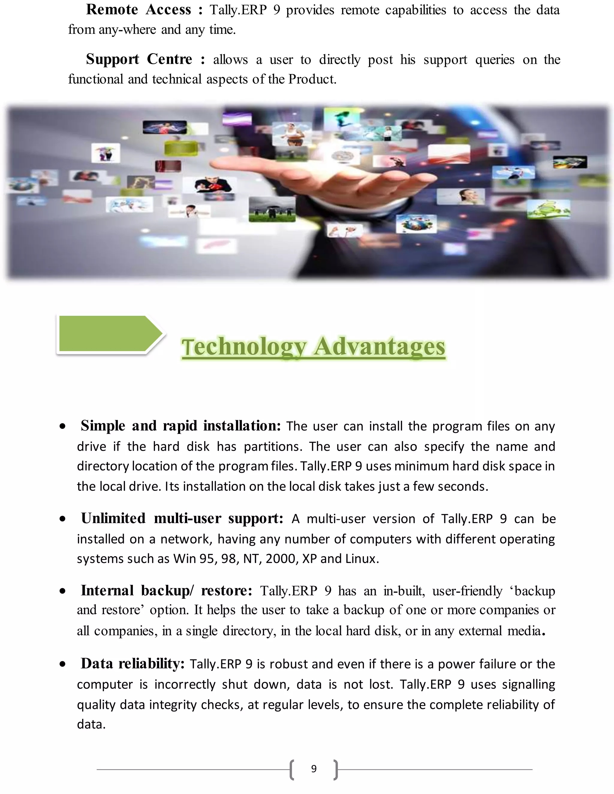 Project on Tally.ERP9