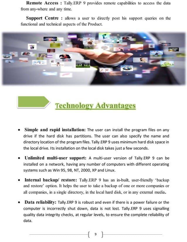 Project on Tally.ERP9