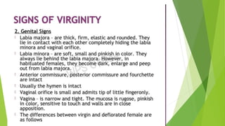VIRGINITY || PRAGNANCY || TRUE VIRGIITY, FALSE VIRGINITY | PPT