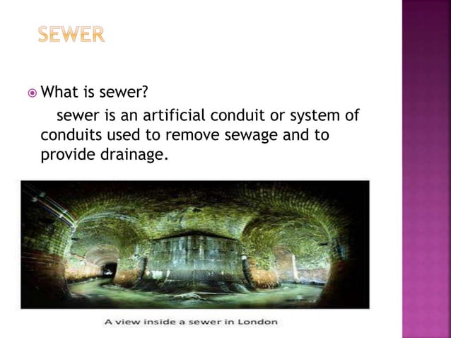 DESIGN &DISPOSAL OF DOMESTIC SEWAGE THROUGH SEVER LINE | PPT