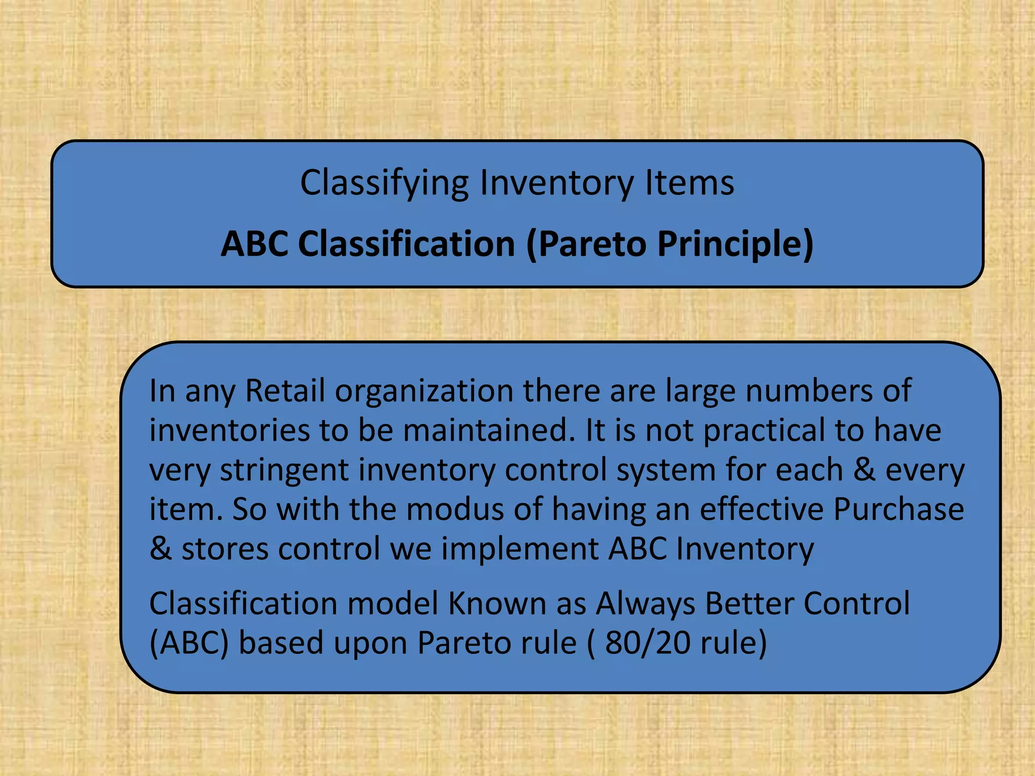 Inventory management | PPTX