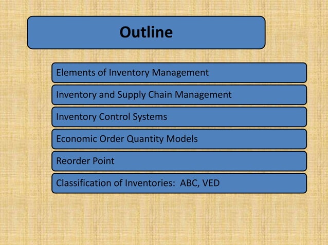 Inventory management | PPTX | Logistics | Business