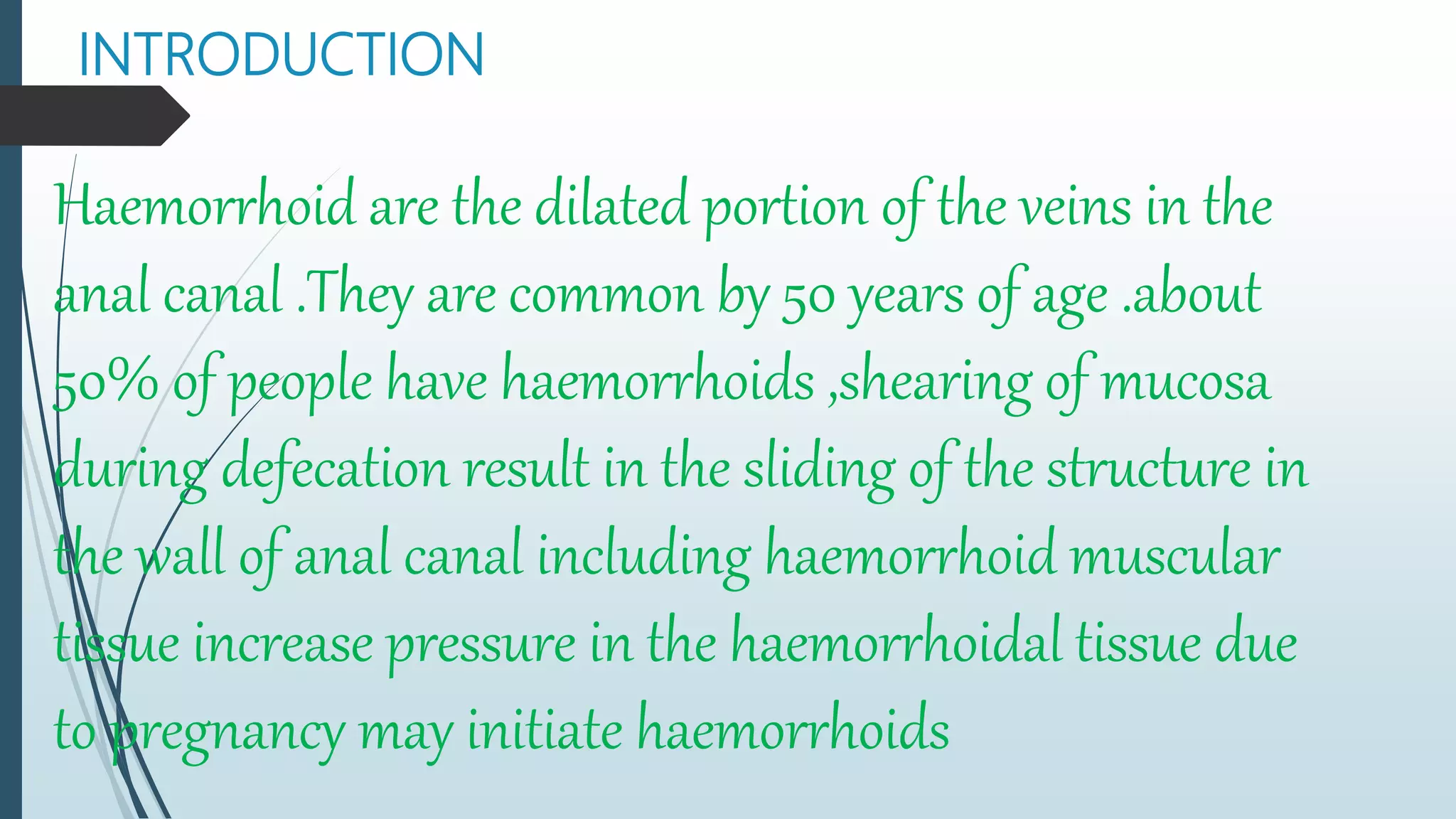haemorrhoid | PPT