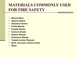 FIRE SAFETY PLAN IN A BUILDING | PPT