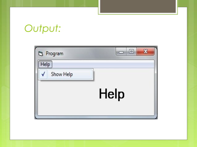 Visual Basic Menu Ppt Operating Systems Computer Software And Applications