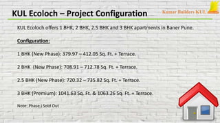 KUL Ecoloch - An Integrated Township in Baner, Pune | PPT