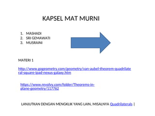 pertemuan KULIAH-1-KAPSEL-MAT-MURNI-1.ppt