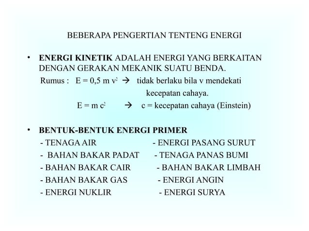Kuliah 1 Dasar Sistem Tenaga Listrik ( Pengantar, Kelistrikan di ...