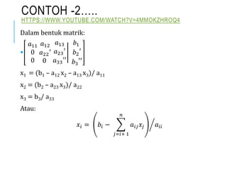kuliah-2-3 S1-MetNum - sistem pers liner eliminasi gauss.pptx