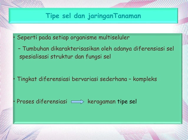 jaringan dan sistem jaringan tanaman | PPT