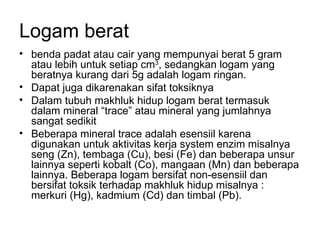 pencemaran logam berat, timal, merkuli, .ppt