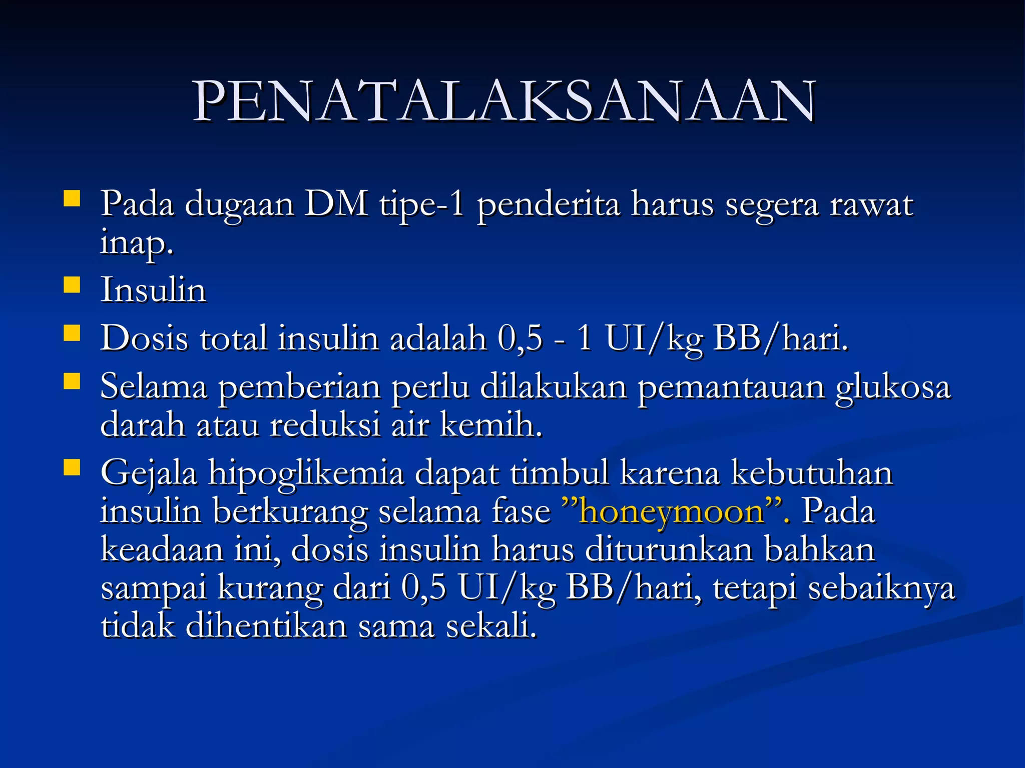 Diabetes Melitus Tipe 1 | PPT