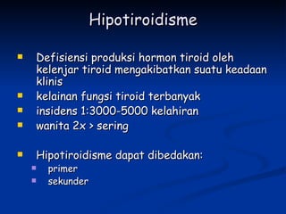 Hipotiroid | PPT