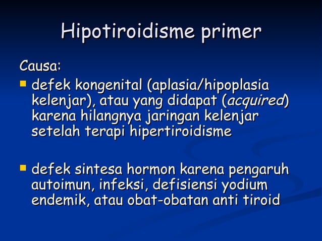 Hipotiroid | PPT