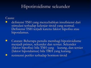 Hipotiroid | PPT