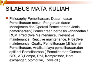 Mata kuliah-perawatan-mesin-pertemuan.ppt