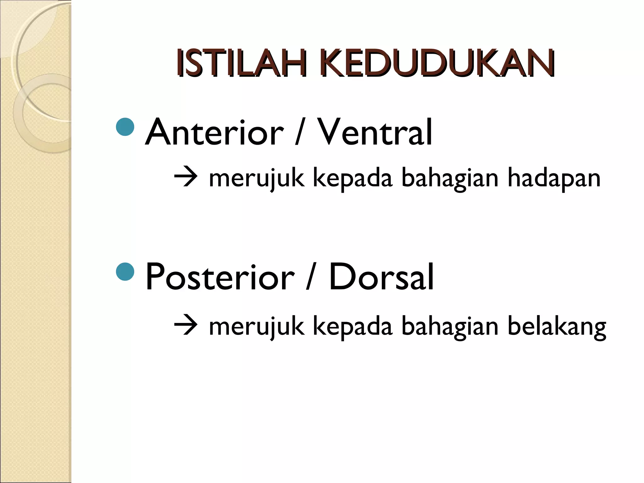 Kuliah 01 pengenalan anatomi & fisiologi | PPT