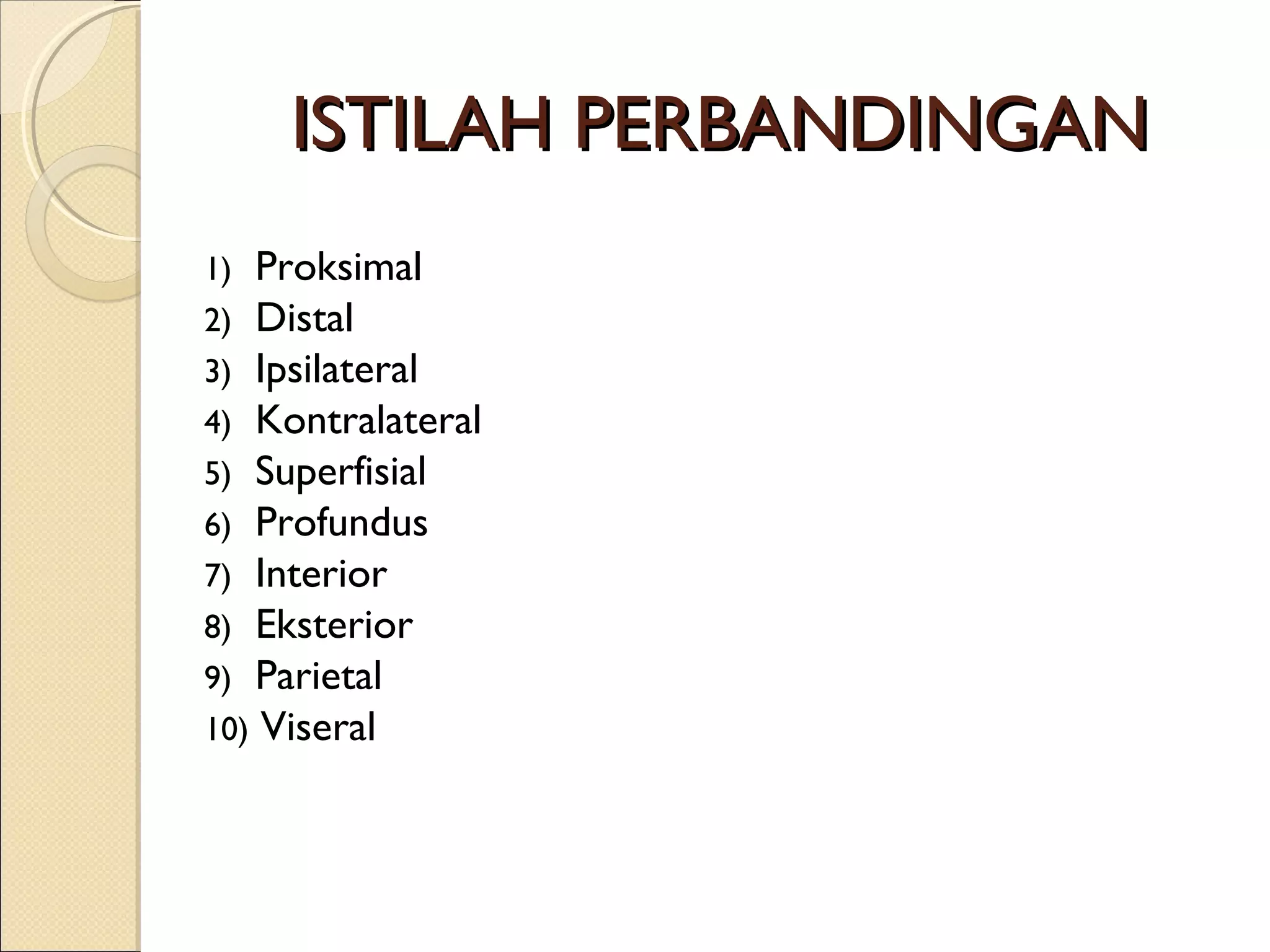 Kuliah 01 pengenalan anatomi & fisiologi | PPT