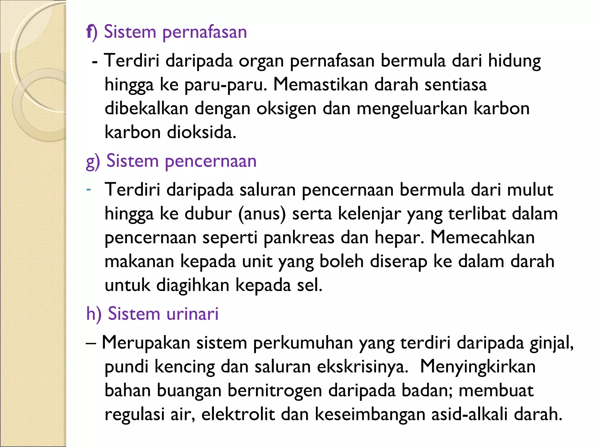 Kuliah 01 pengenalan anatomi & fisiologi | PPT