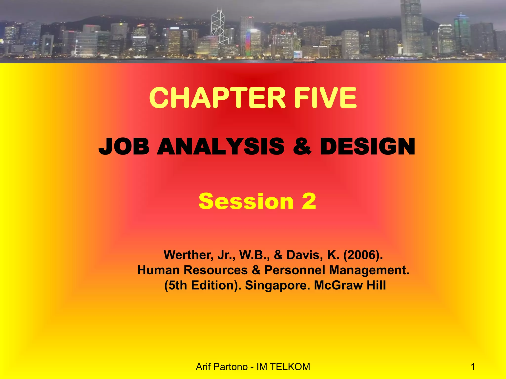 HRM davis Chapter 5 job analysis 2014 | PDF