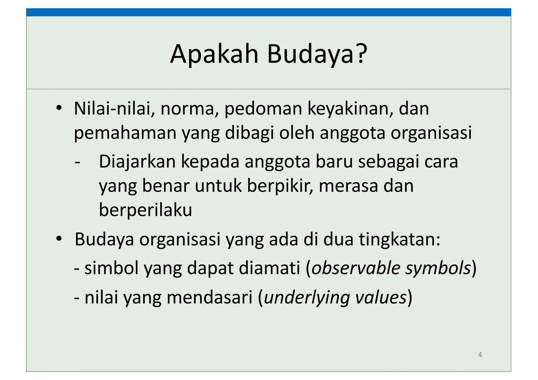 Budaya dan Nilai Perusahaan | PDF