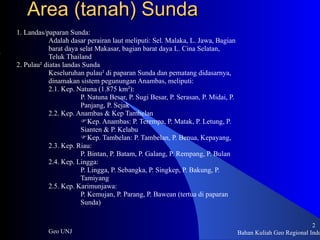 Kuliah 1 Geo Regional Indonesia | PPT
