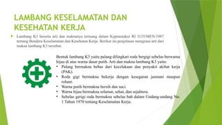 kesehatan dan keselamatan kerja di dunia kesehatan | PPTX