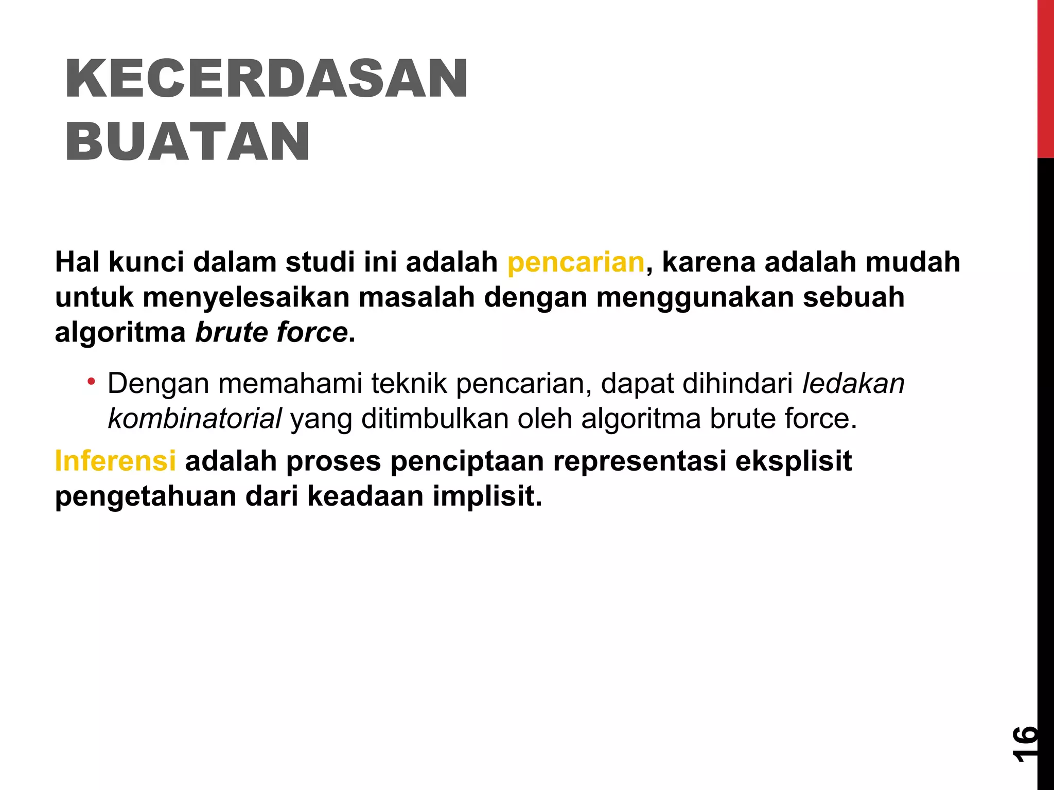 Slide tentang Kecerdasan Buatan | PPT