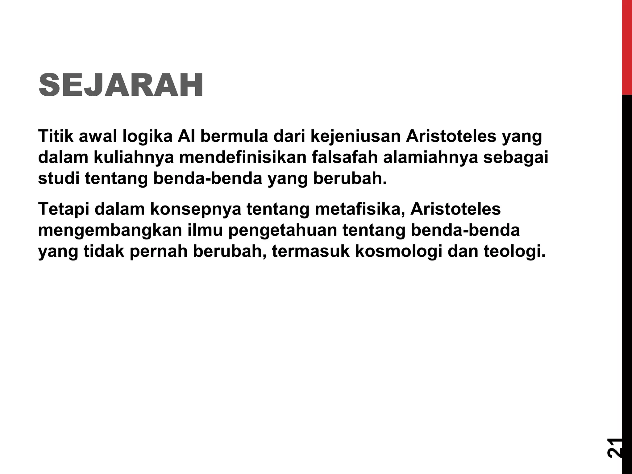 Slide tentang Kecerdasan Buatan | PPT