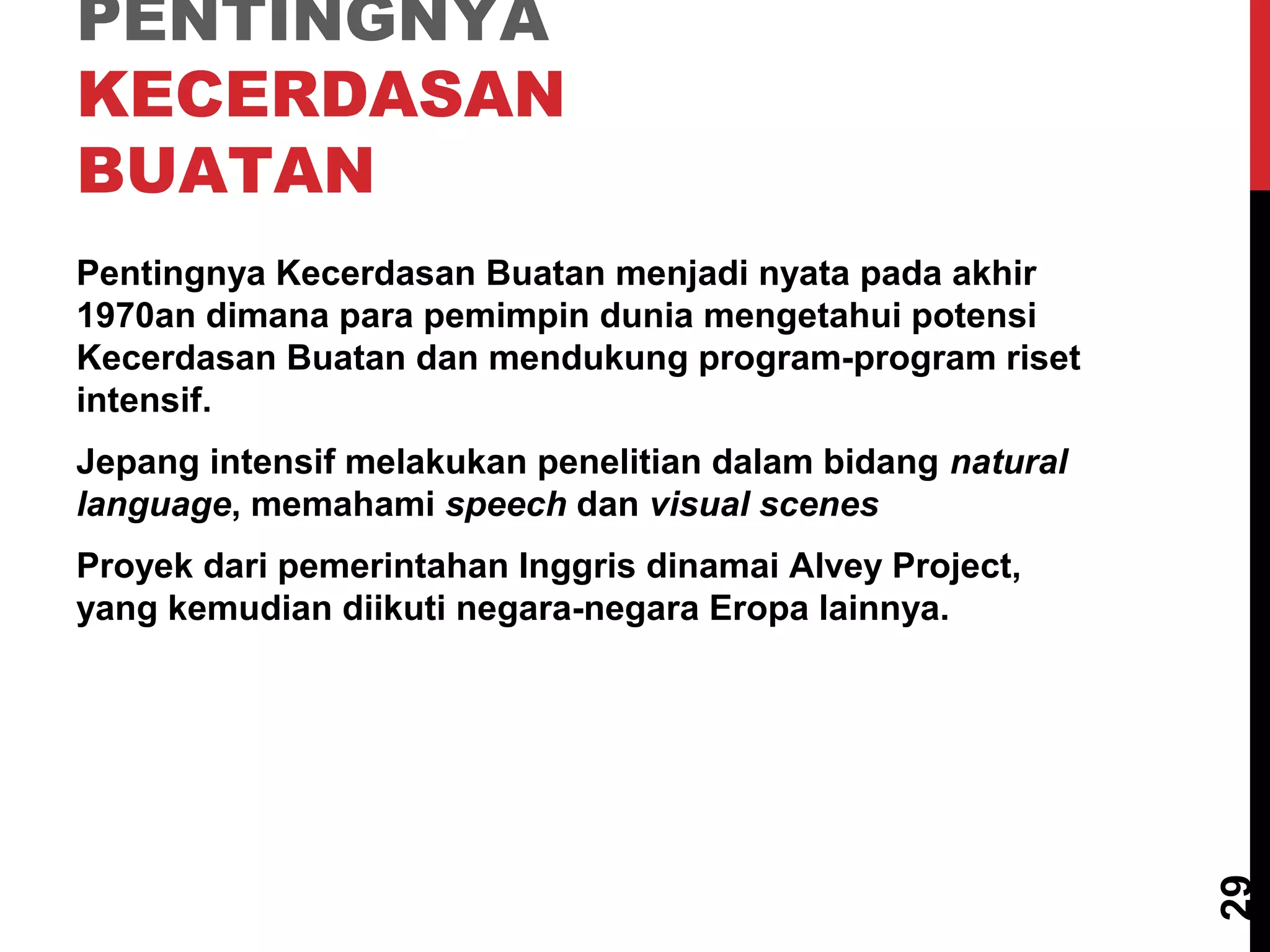 Slide tentang Kecerdasan Buatan | PPT