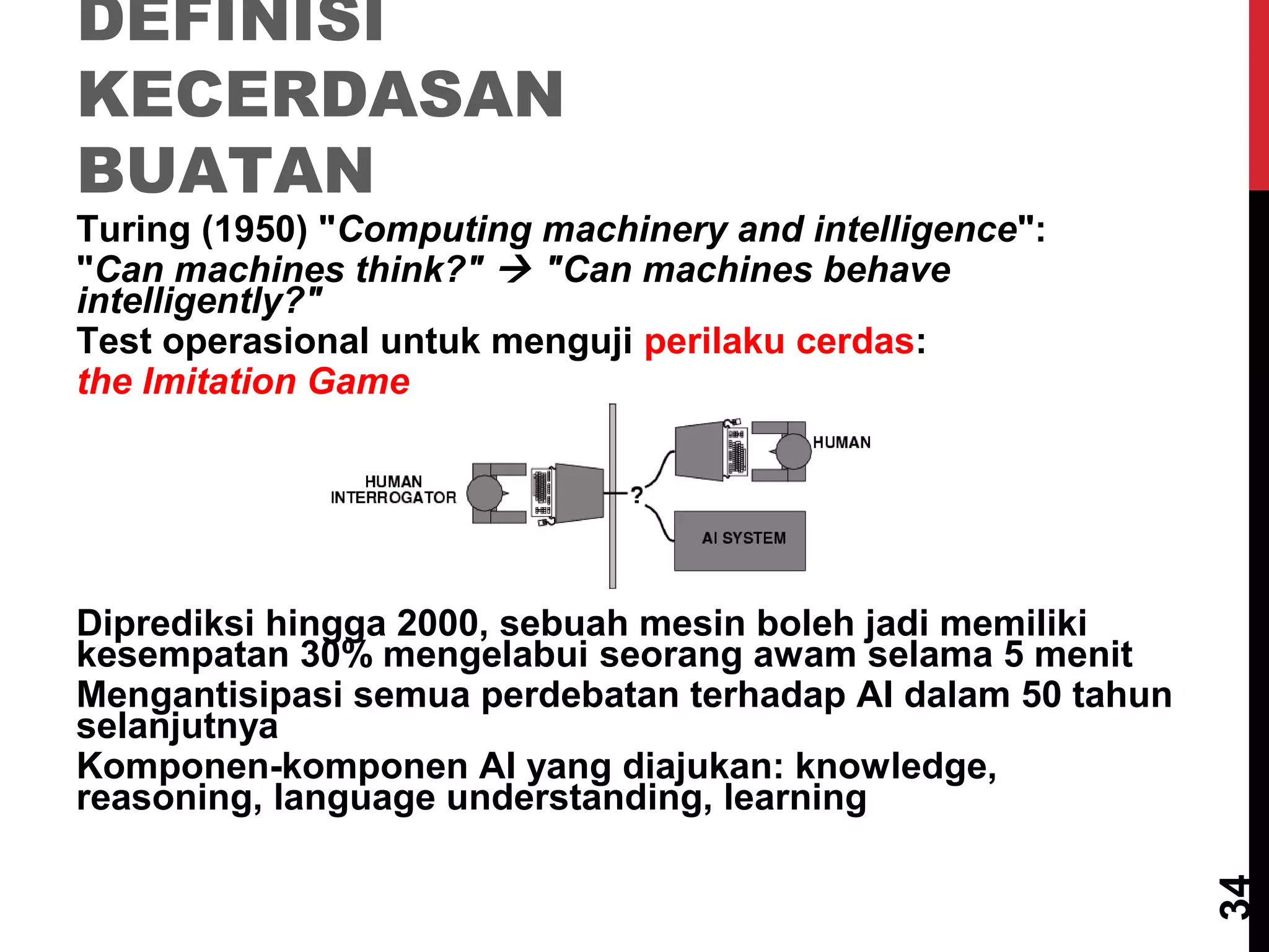 Slide tentang Kecerdasan Buatan | PPT