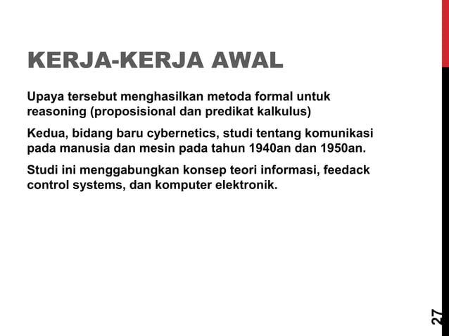 Slide tentang Kecerdasan Buatan | PPT