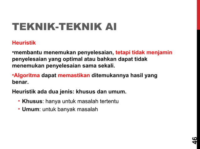 Slide tentang Kecerdasan Buatan | PPT