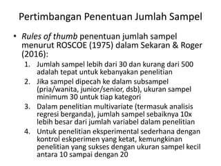Kuliah 10. Sampel Penelitian-oke-edit.pptx