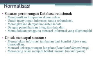 Teknik Normalisasi Data Pada Visual Basic | PPT