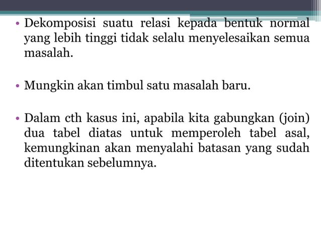 Teknik Normalisasi Data Pada Visual Basic | PPT