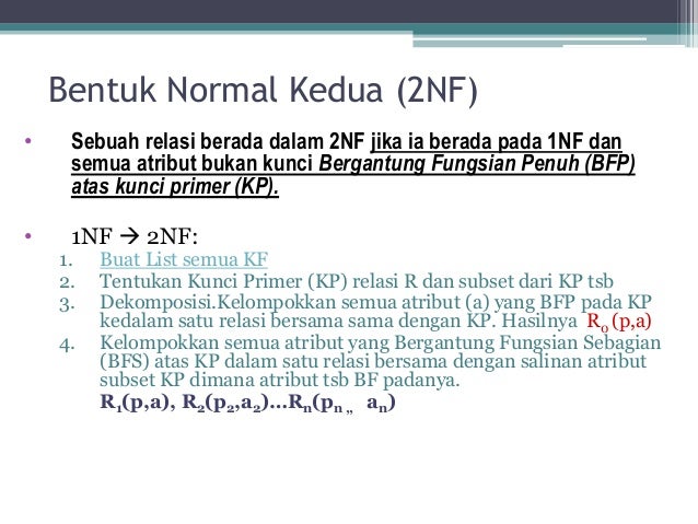 Teknik Normalisasi Data Pada Visual Basic