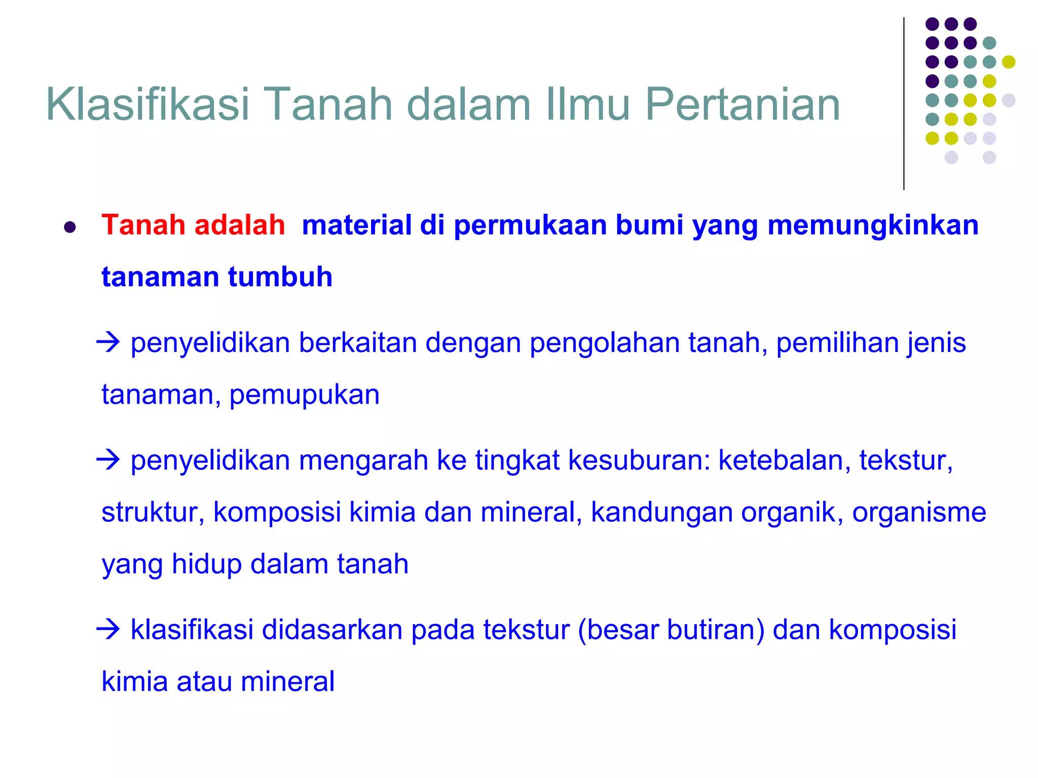 Kuliah 15 Geologi Dasar - Pengantar Klasifikasi Tanah.pdf