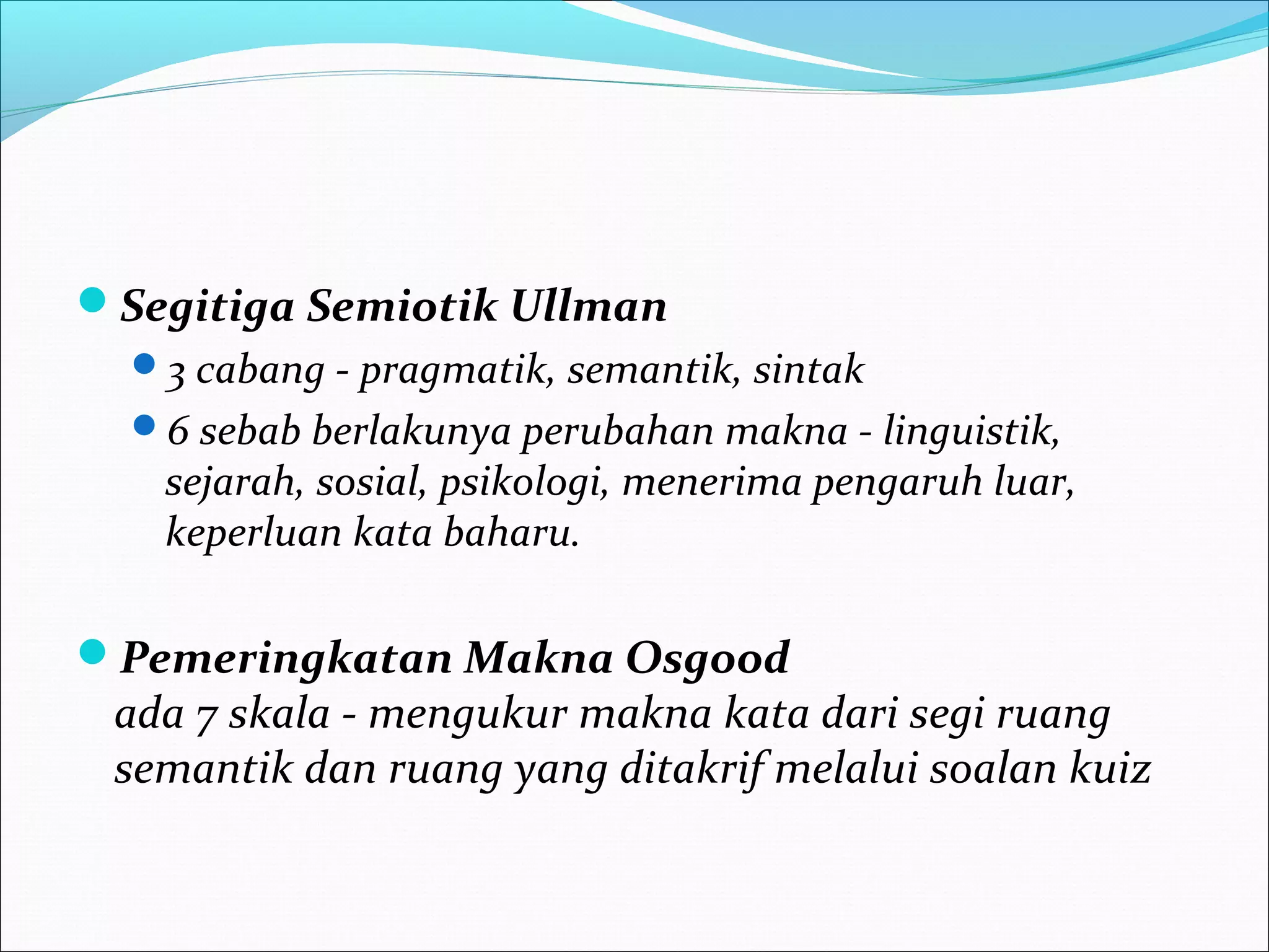SEMANTIK DAN PRAGMATIK BAHASA MELAYU | PPT