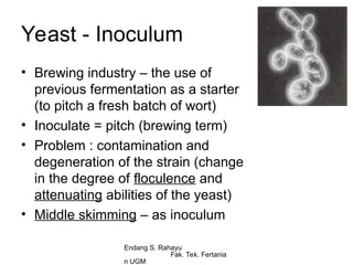 Kuliah 1 Development of inoculum in product | PPT