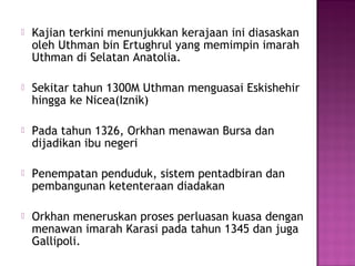 kerajaan uthmaniyah | PPT