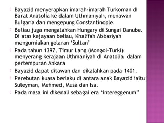 kerajaan uthmaniyah | PPT