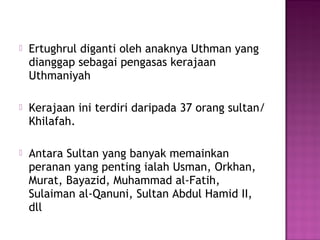 kerajaan uthmaniyah | PPT