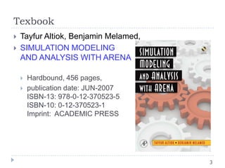 Kuliah 1 pemodelan simulasi introduction | PPTX