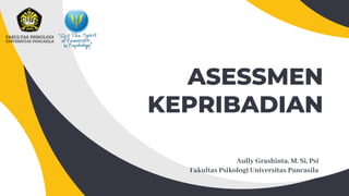 Kuliah 1 Pengantar Teori Kepribadian 2024 Pptx