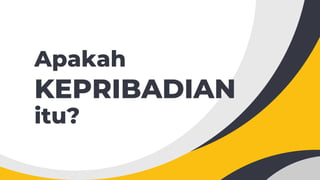 Kuliah 1 Pengantar Teori Kepribadian 2024 Pptx