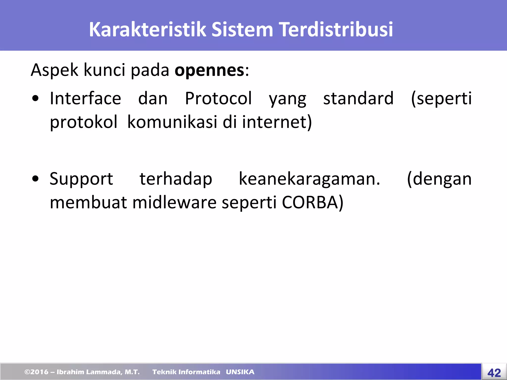Kuliah 1 pengantar sistem terdistribusi | PDF
