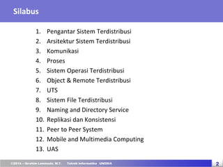 Kuliah 1 pengantar sistem terdistribusi | PDF